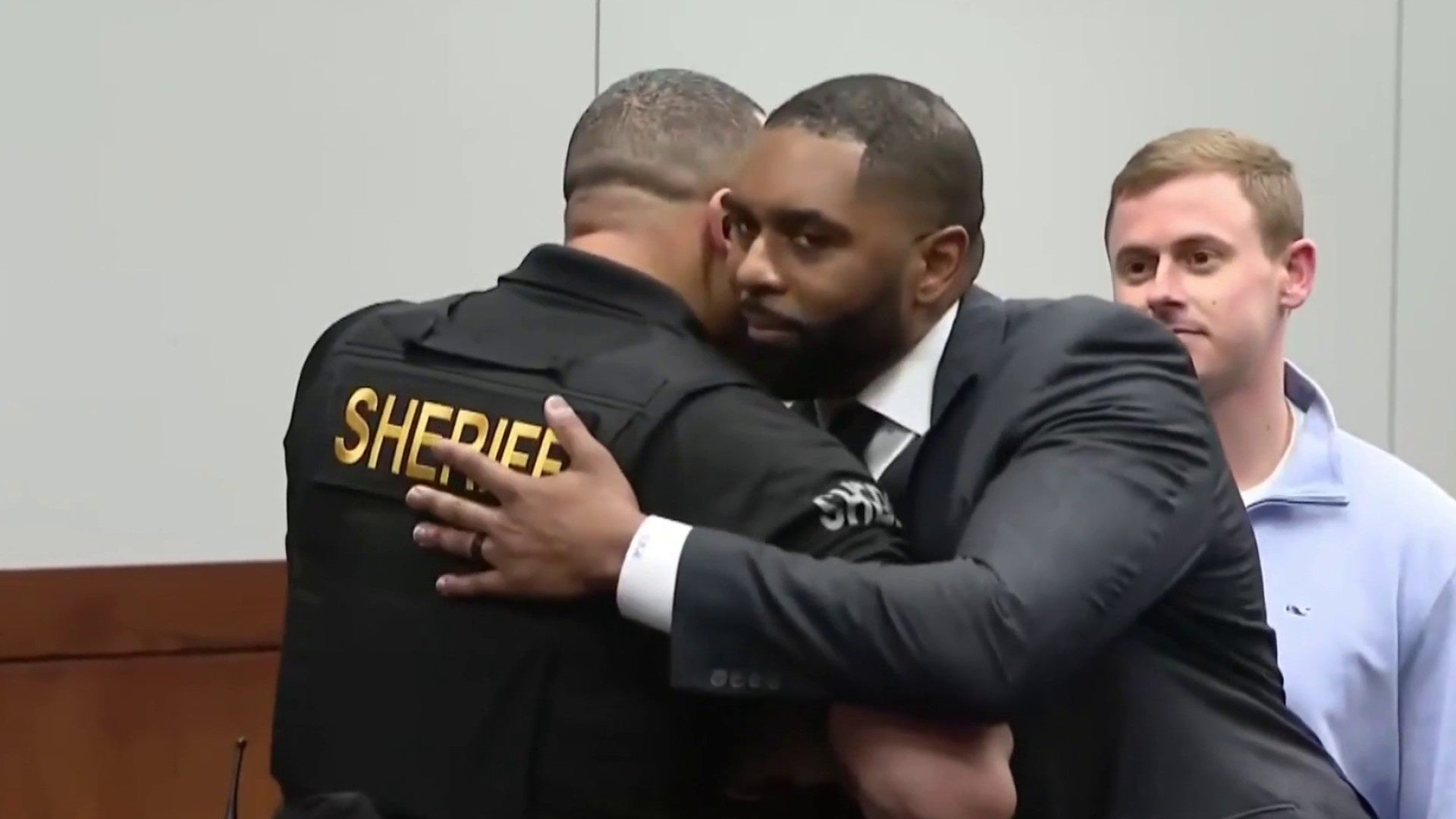 Judge addresses courtroom hug involving former Michigan coach Sherrone ...