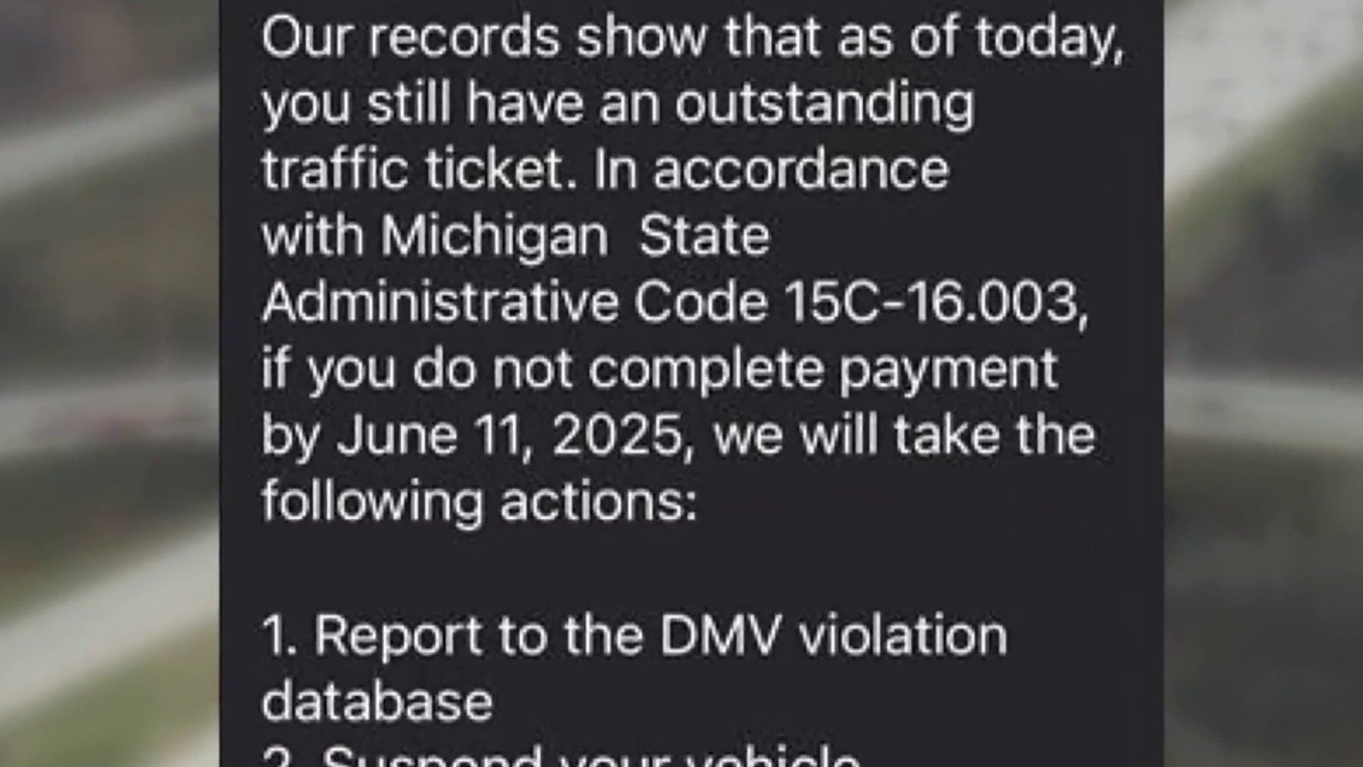 Michigan police warn of fake DMV text scam | News Minimalist