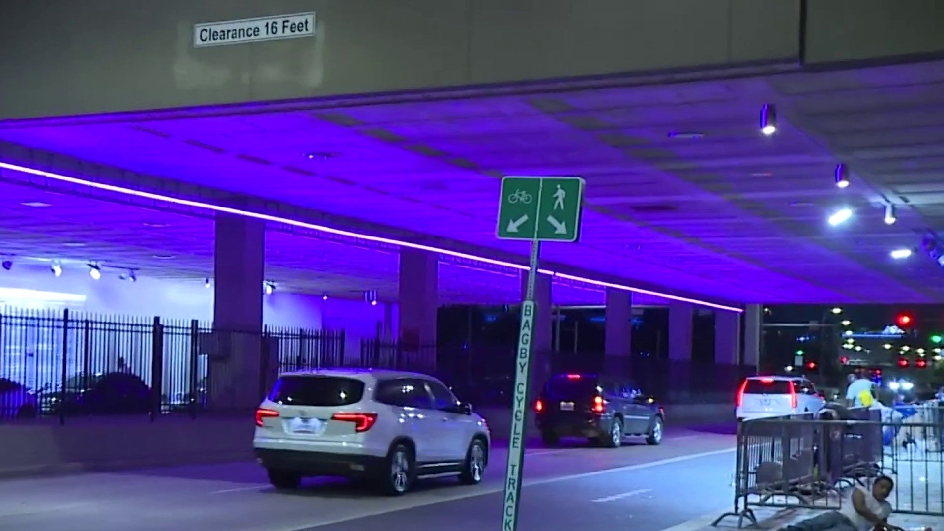 Organization lights up parts of Houston in pink to honor victims of ...